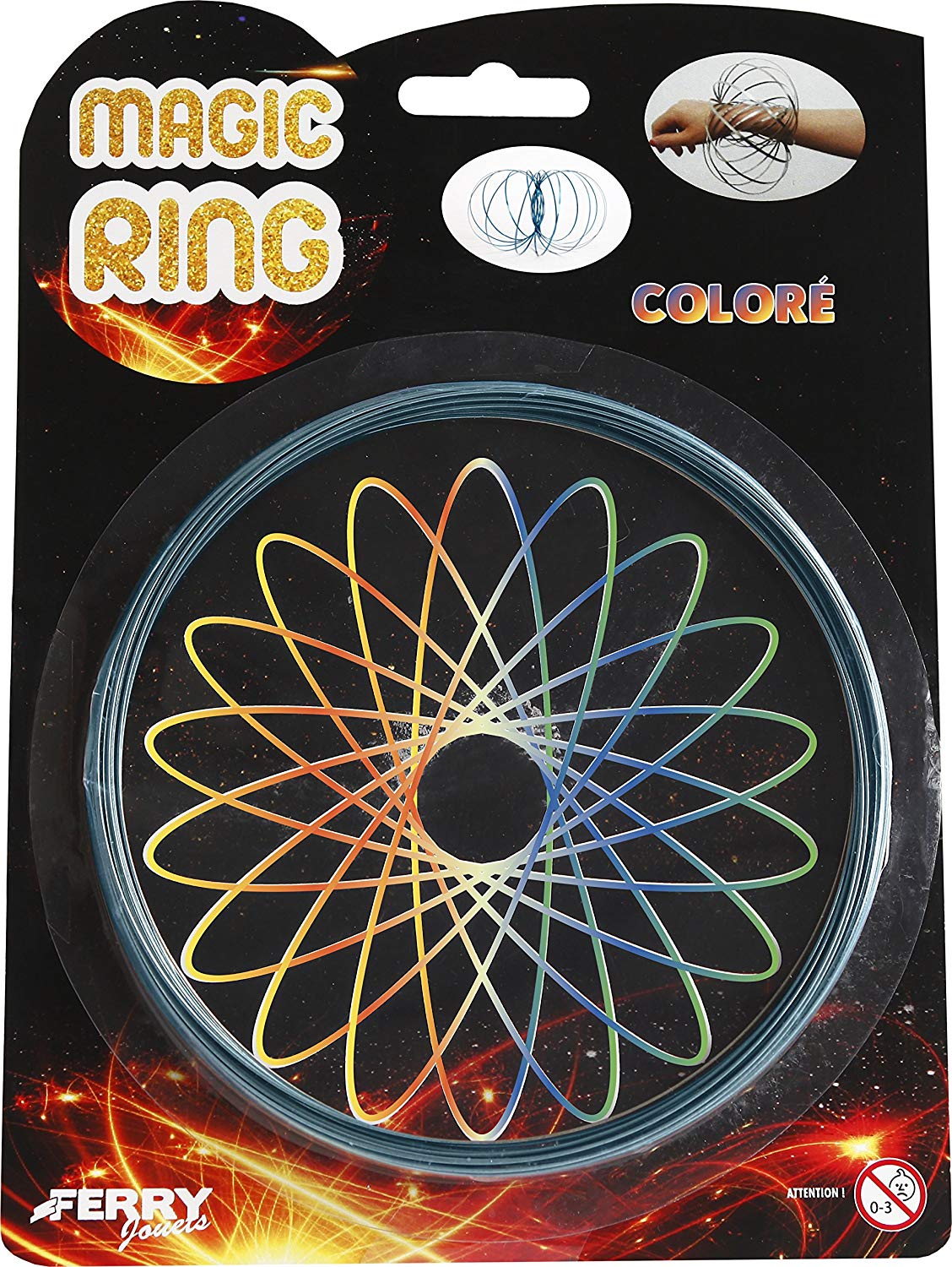 FERRY – Magic Ring, 303327, 4 Color: Green, Blue, Pink and Purple – TopToy