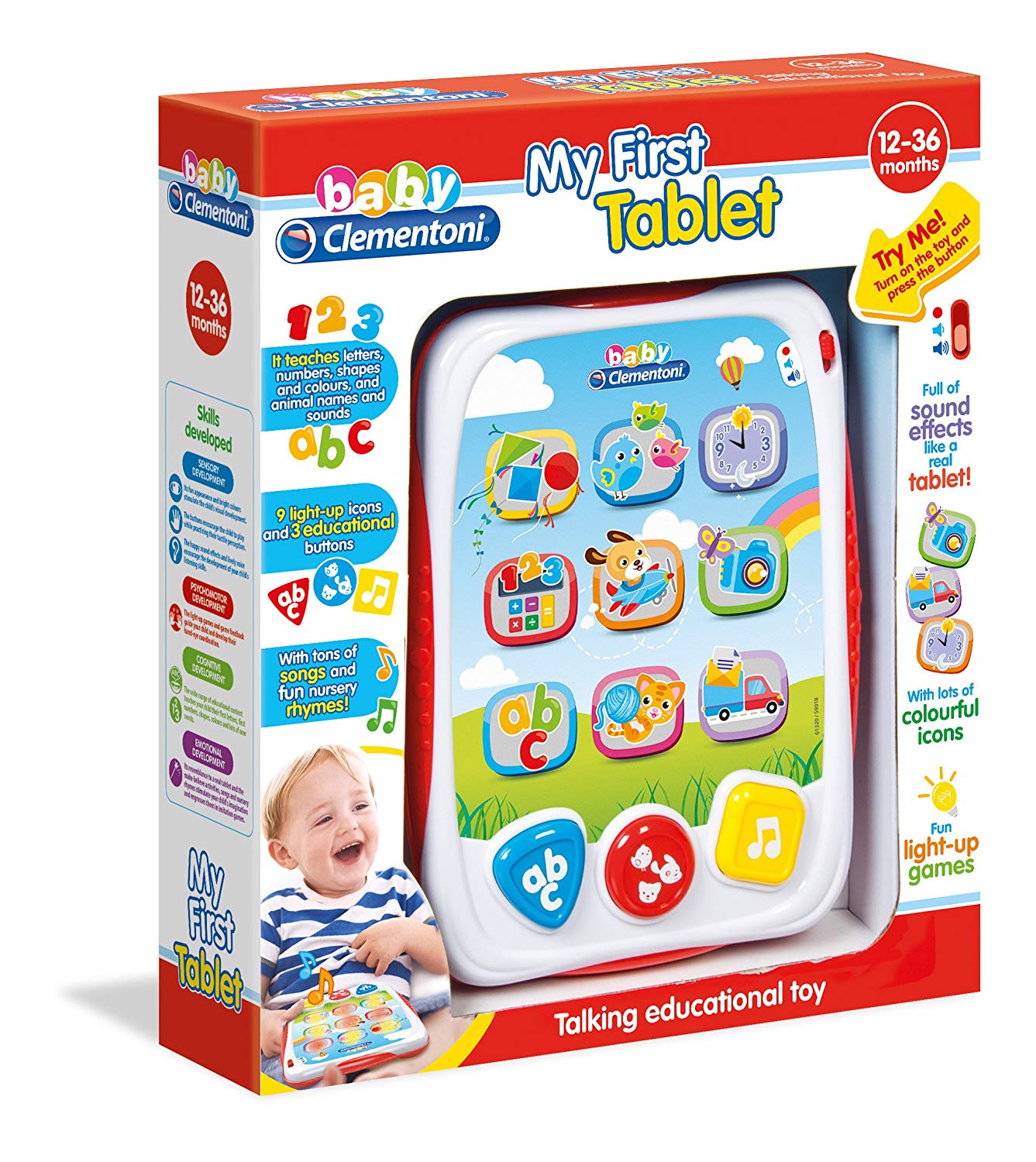 Clementoni 61320 “My First Tablet” Toy -Multi-colour – TopToy