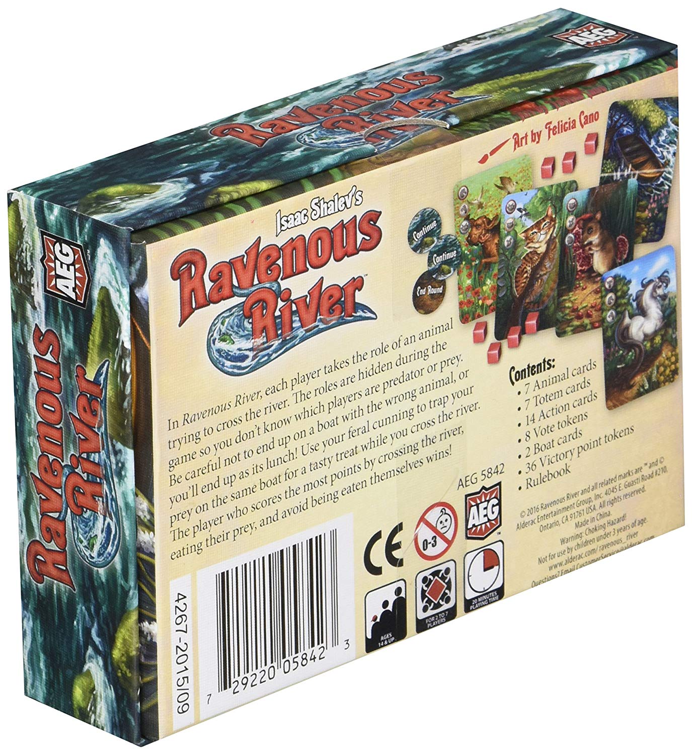 Alderac Entertainment ALD05842 Ravenous River Game – TopToy