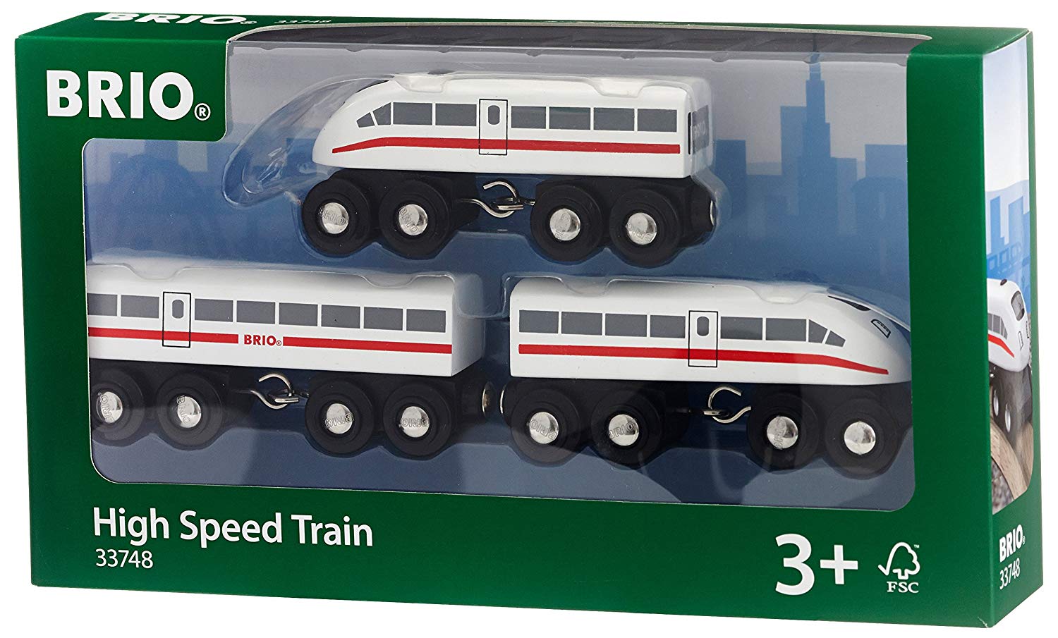 BRIO 33748- High Speed Train for Kids Age 3 Years Up – Compatible with ...