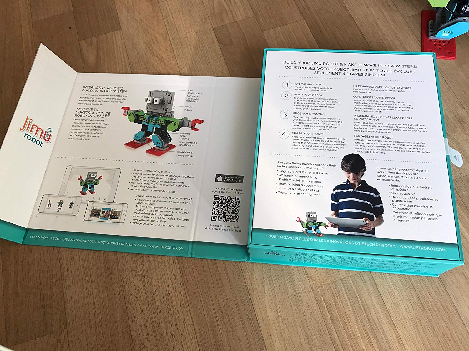 UBTech Meebot Kit – STEM learning Robot Kit I Pre-programmed robotic ...