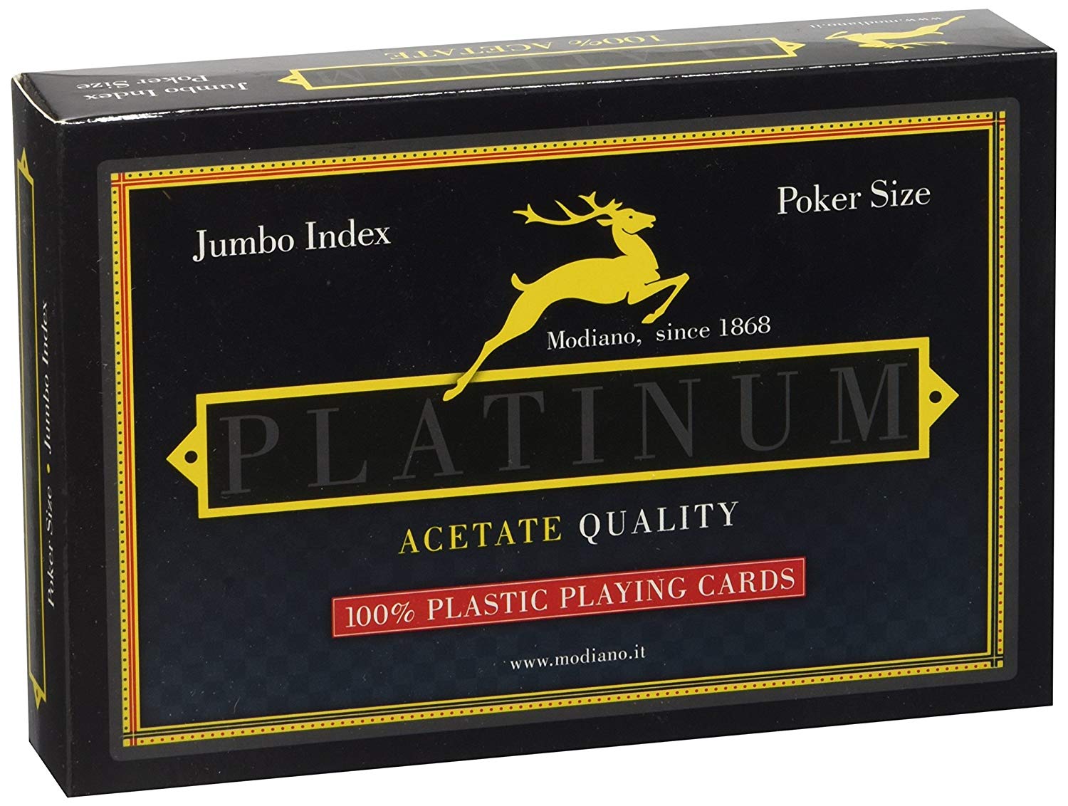 Modiano – 4 Players (Modiano Platinum Acetate Jumbo Index) (Italian ...