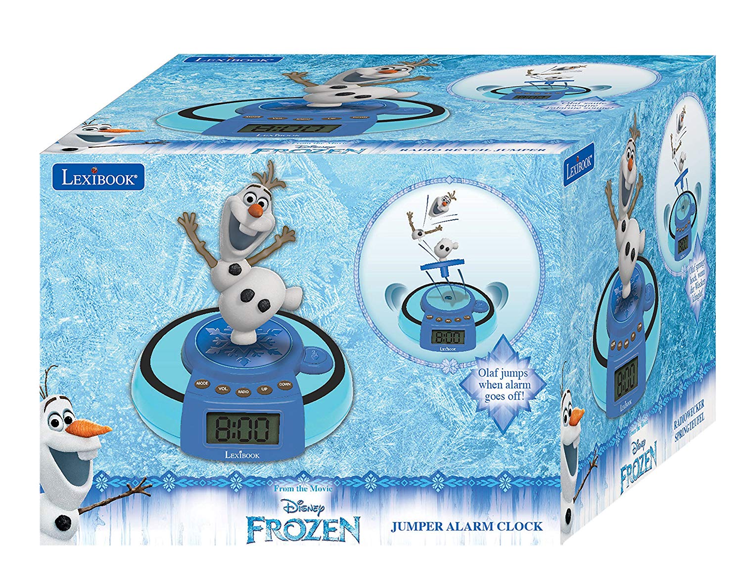 Lexibook Disney Frozen Elsa, Olaf Jumper Alarm Clock, Demonstration ...