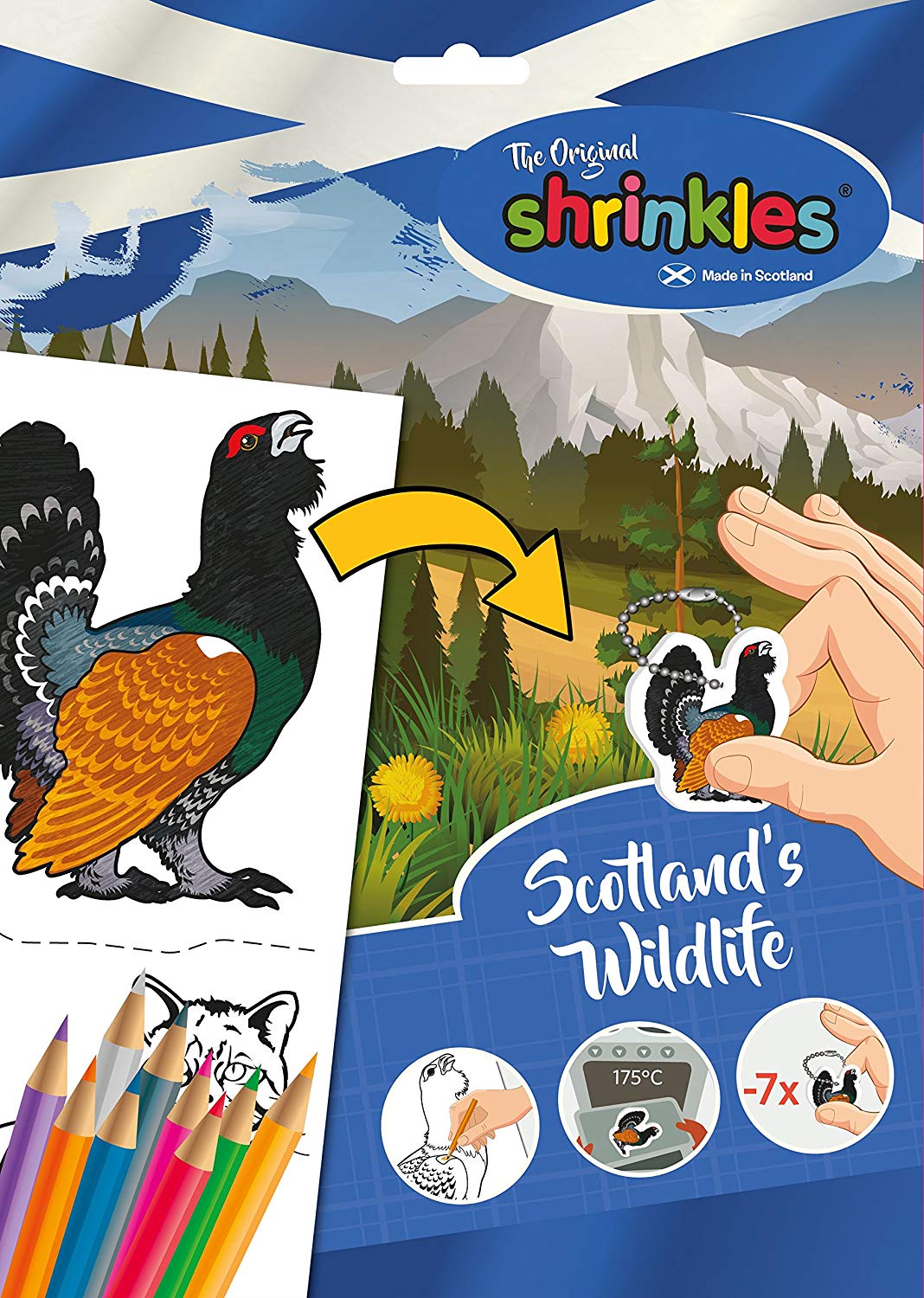 Original Shrinkles Scottish Wildlife (Slim Craft Pack) – TopToy