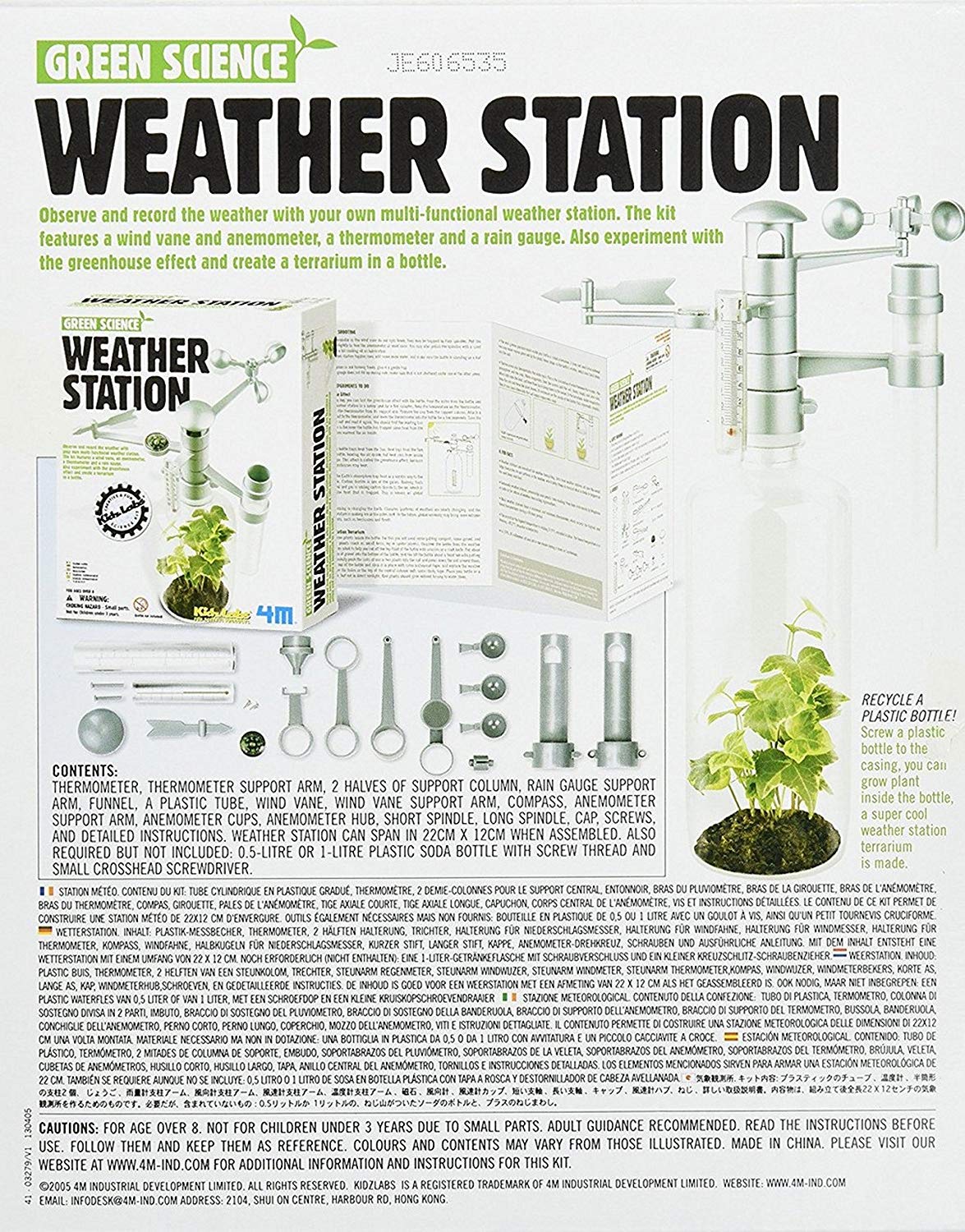 4M Green Science Weather Station – TopToy
