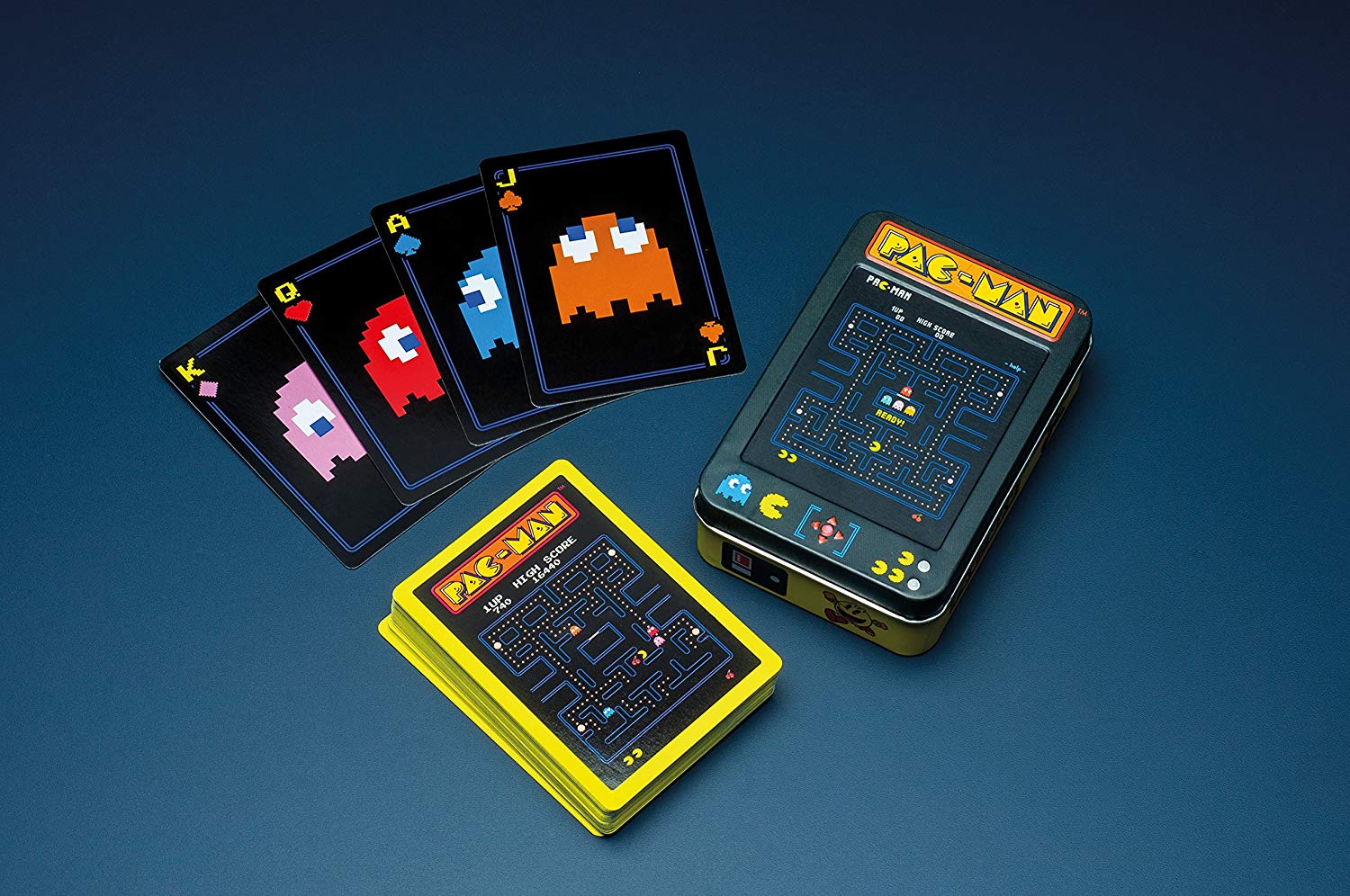 Pac-man Playing Cards Set | Logos & Emblem Cards | Includes Embossed ...