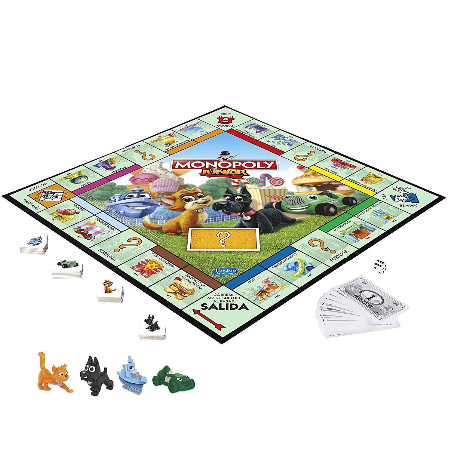 Hasbro Gaming – Monopoly Junior, Spanish Version (Hasbro a6984546) – TopToy