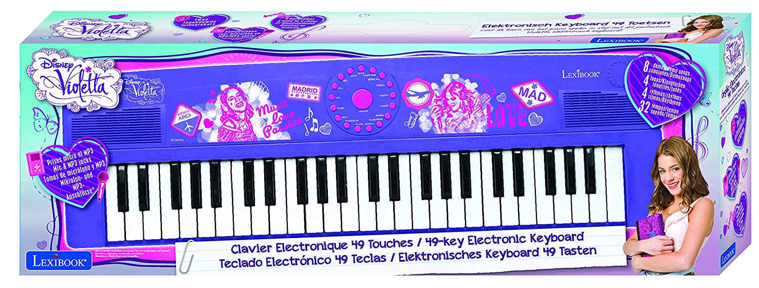 LEXIBOOK 49-Key Violetta Electronic Keyboard – TopToy