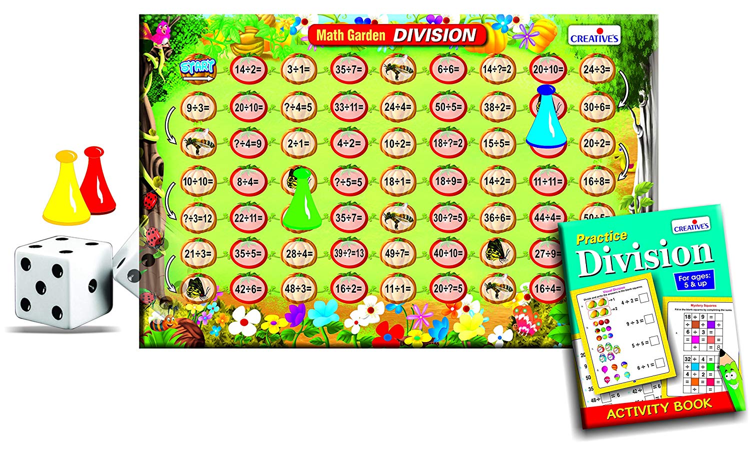 Creative Educational Creative Maths Practice Maths at Home Division ...