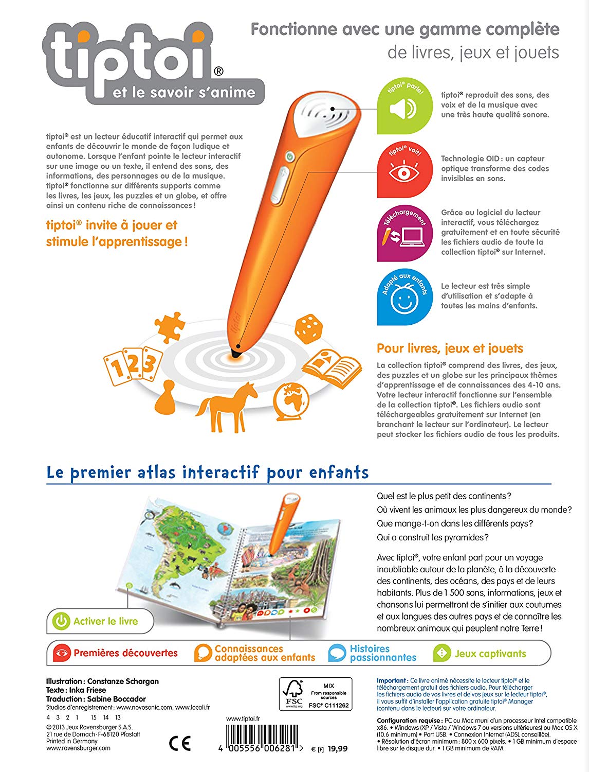 Ravensburger Tiptoi – Book (French language version) – TopToy