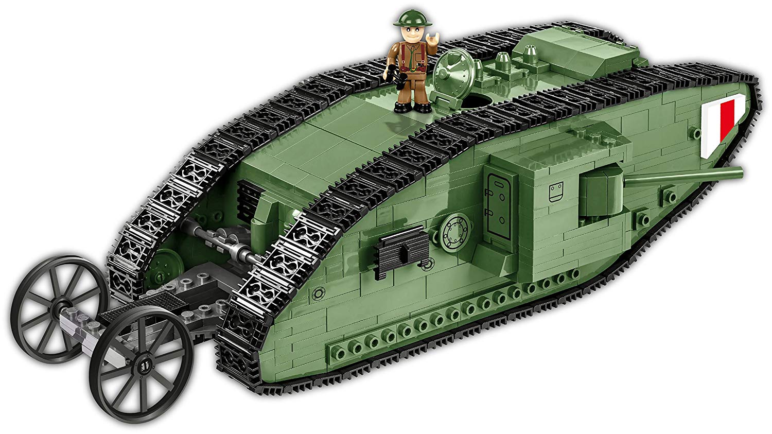 COBI 2972 Small Army Tank Mark I”, 605 building bricks – TopToy