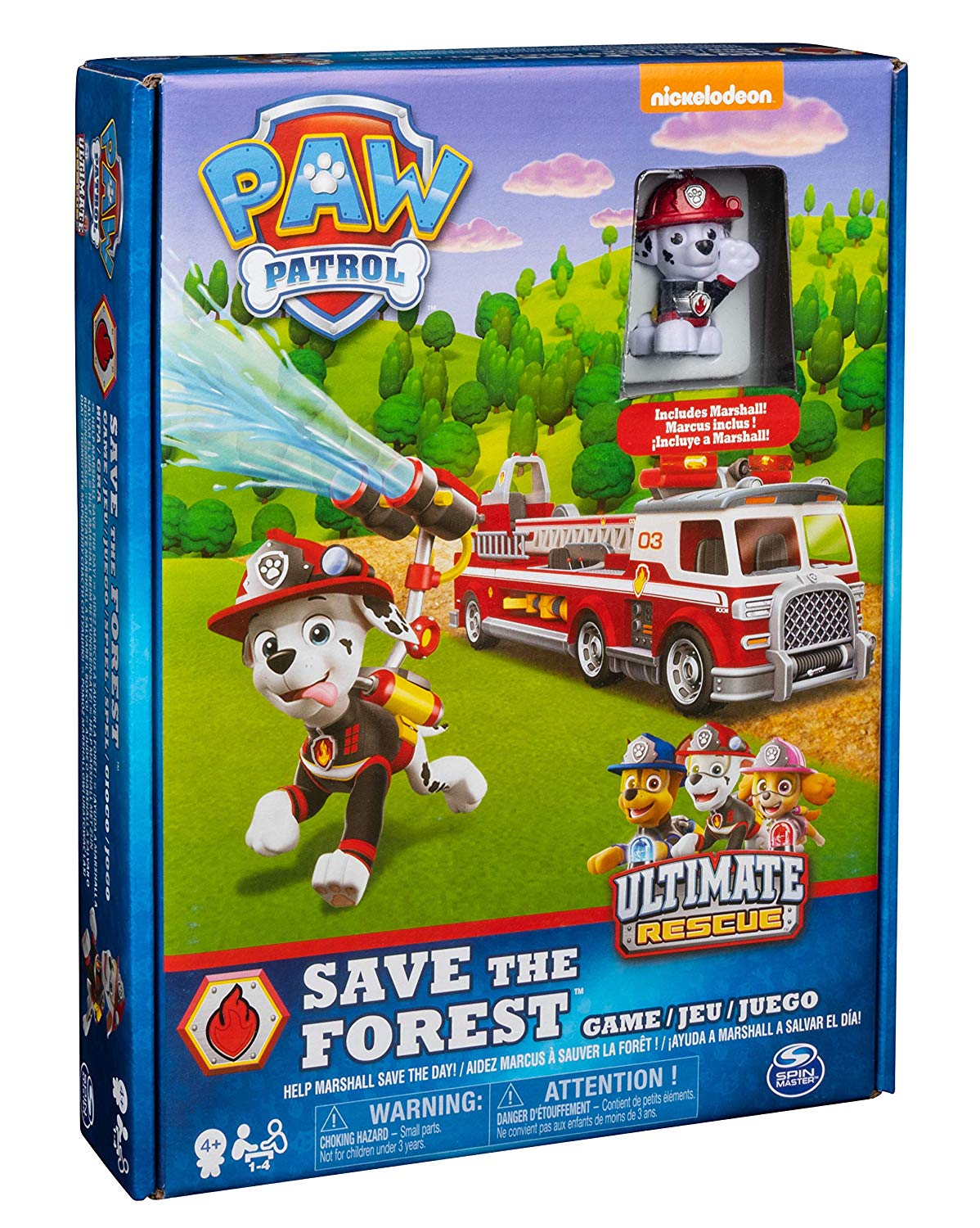 PAW Patrol, Save the Forest, Family Board Game for Kids Aged 4 and Up ...