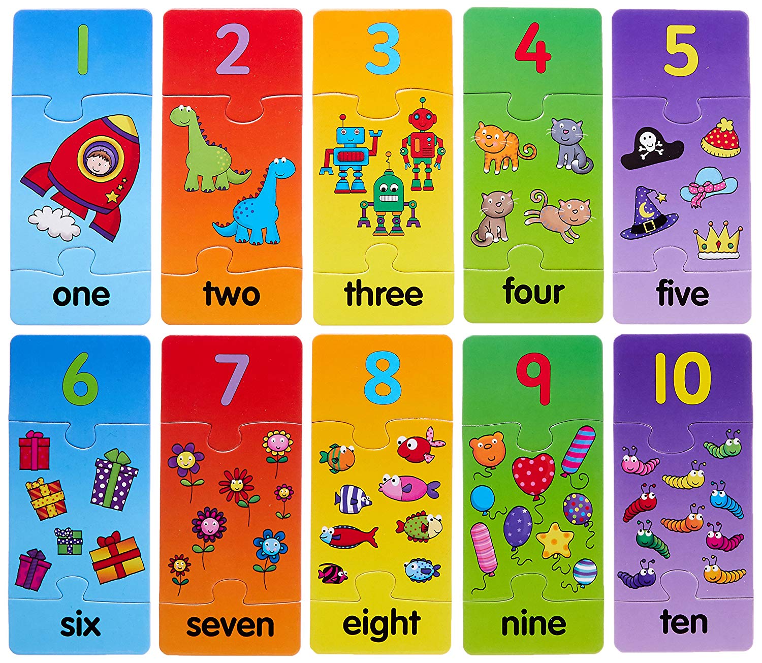 Galt Toys, Number Puzzles, Numbers Jigsaw Puzzle for Kids, Ages 3 Years ...