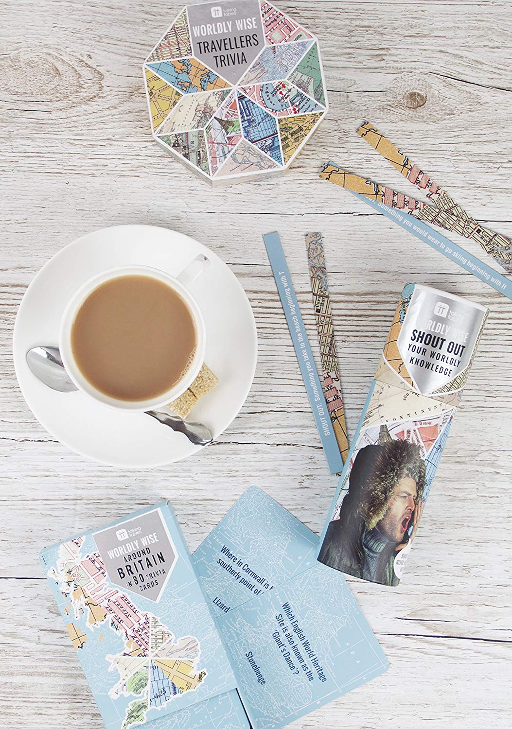 Talking Tables Worldly Wise Trivia Box for Party, Celebrations and ...