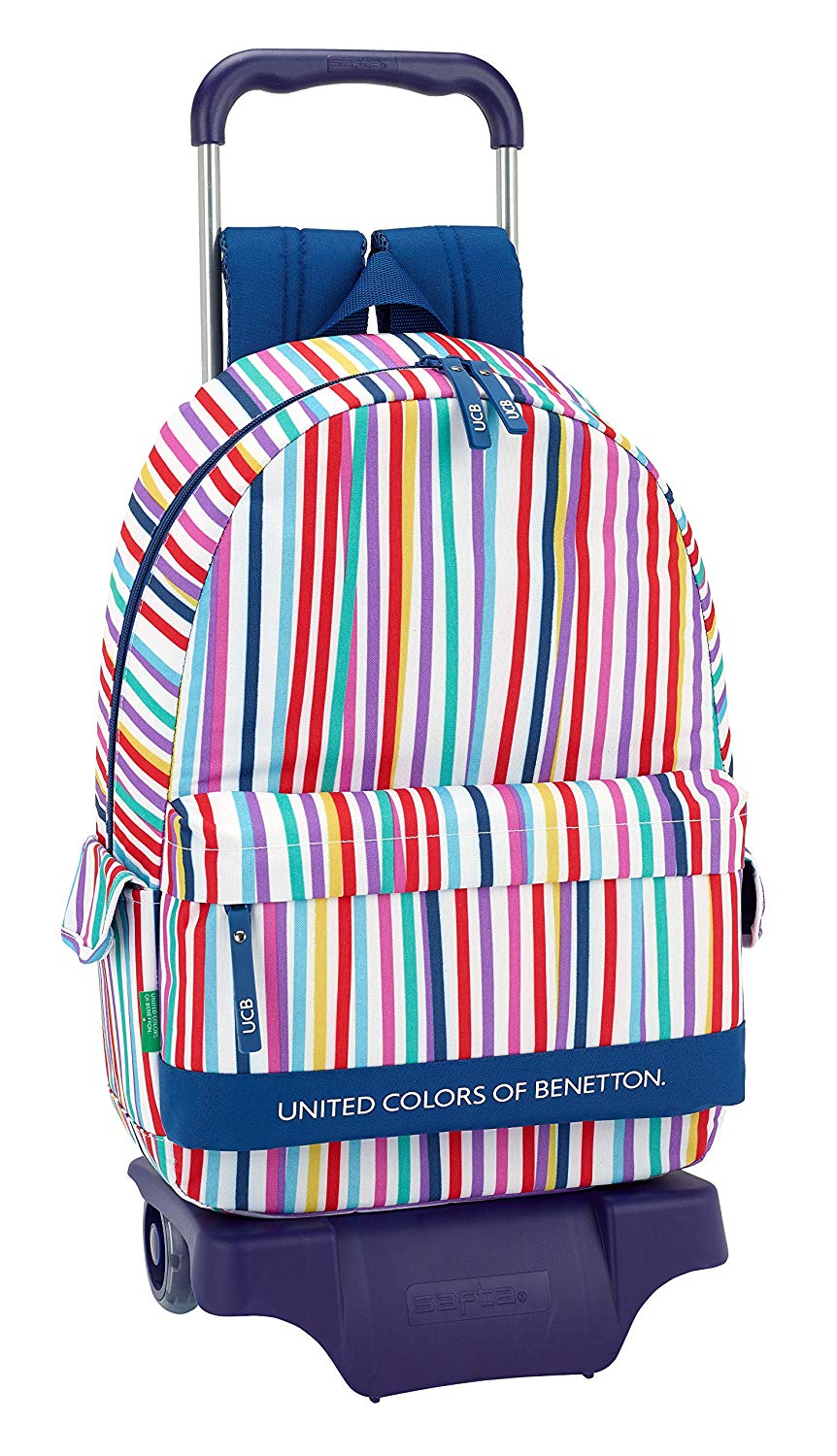 Benetton 2018 School Backpack, 46 cm, Multicolour (Multicolor) – TopToy