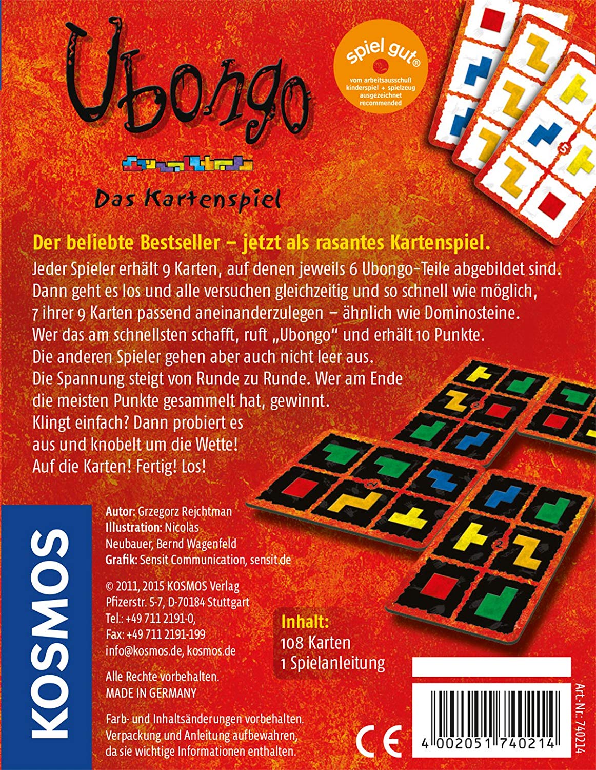 740214 – UBONGO – DAS KARTENSP – TopToy