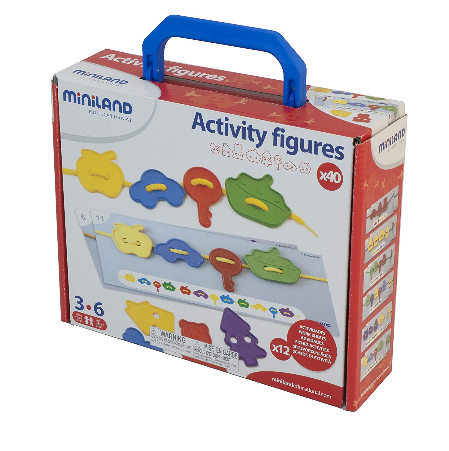 Miniland 31792 Activity Figures + Guides Suitcase, Multi-Color – TopToy