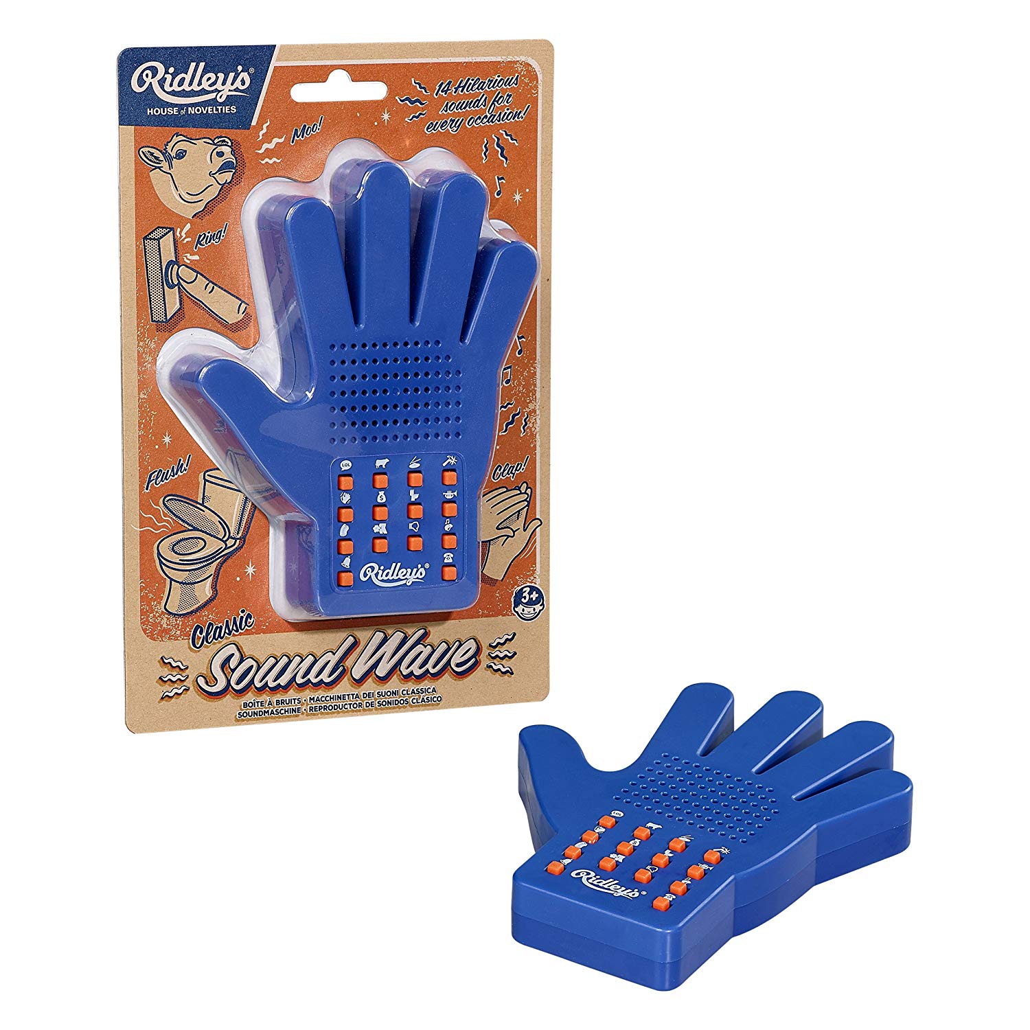 Ridley’s | Classic Sound Wave | Blue Shaped Hand Speaker | 14 Unique ...