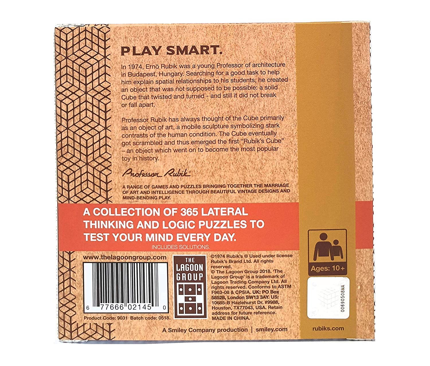 Lagoon Group The 9031 Rubik Lateral Thinking Puzzle A Day Deskblock ...