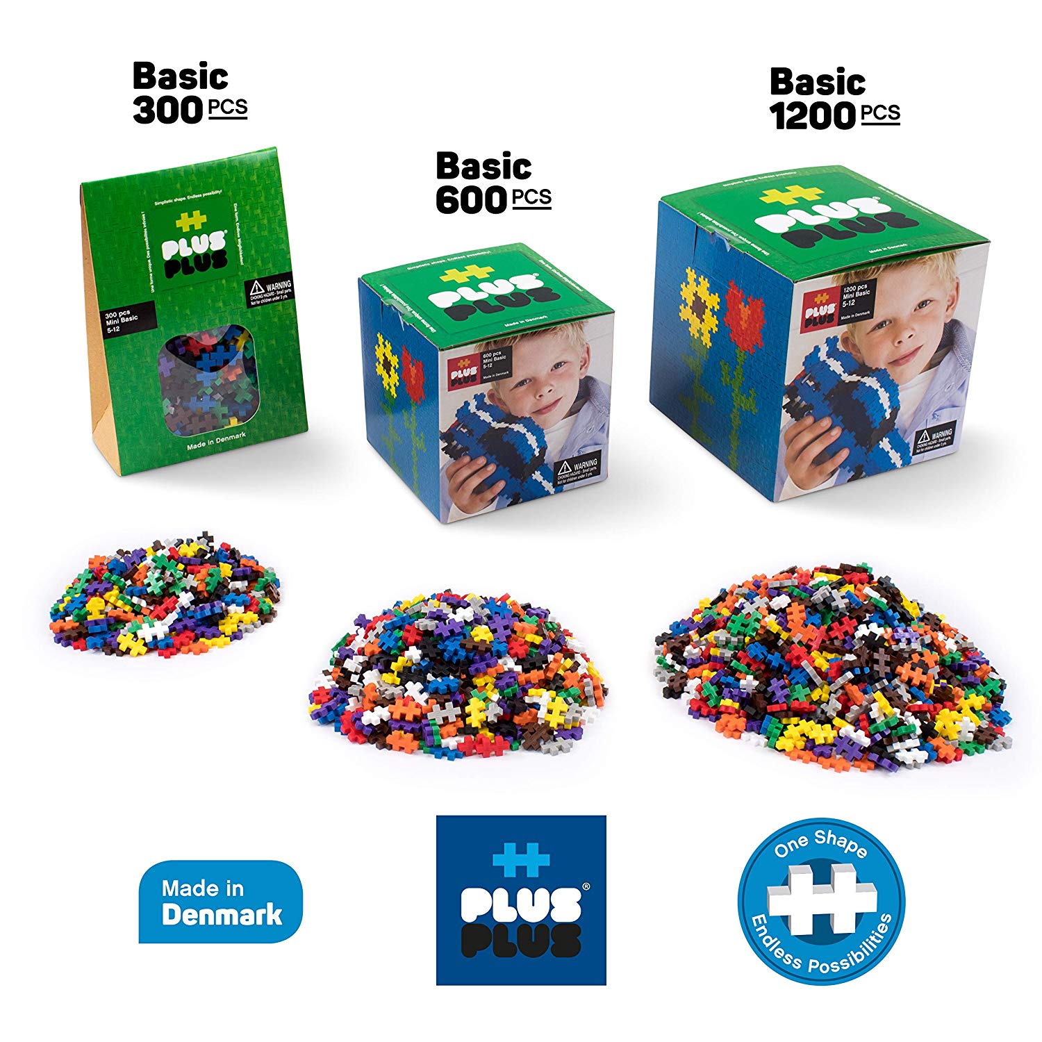 Plus-Plus 600 Piece Basic Mix – TopToy