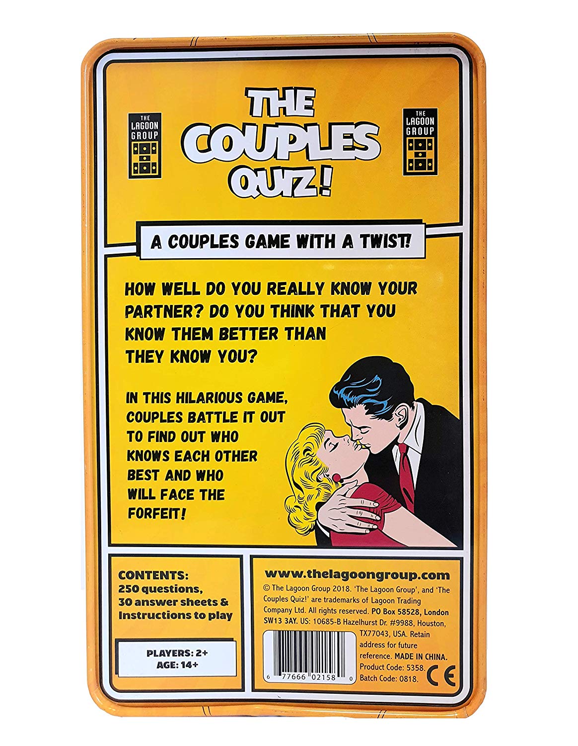 Lagoon Group The 5358 Couples Quiz, Multi – TopToy
