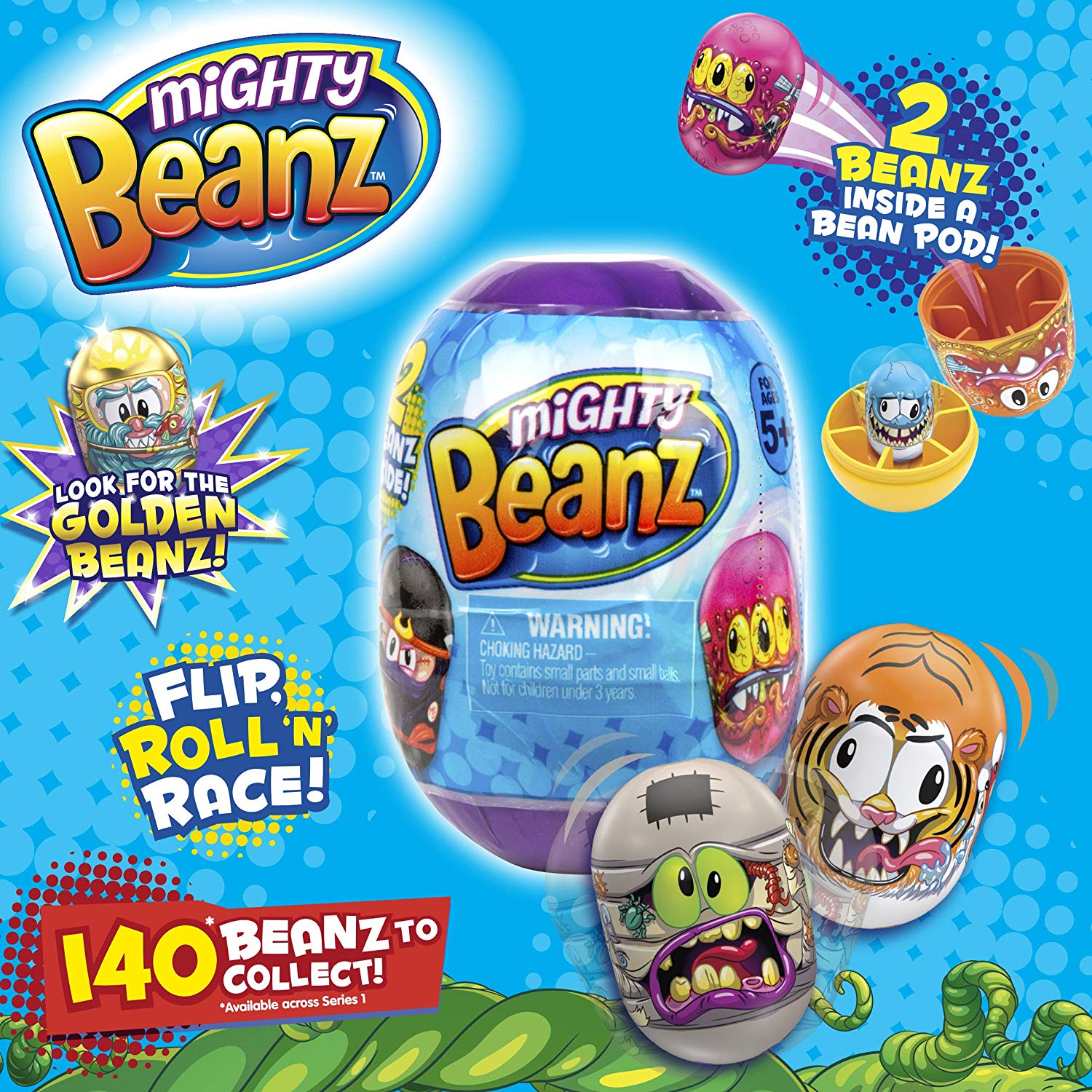 Mighty Beanz 2 Pack (Series 1), Multi, 66599 – TopToy
