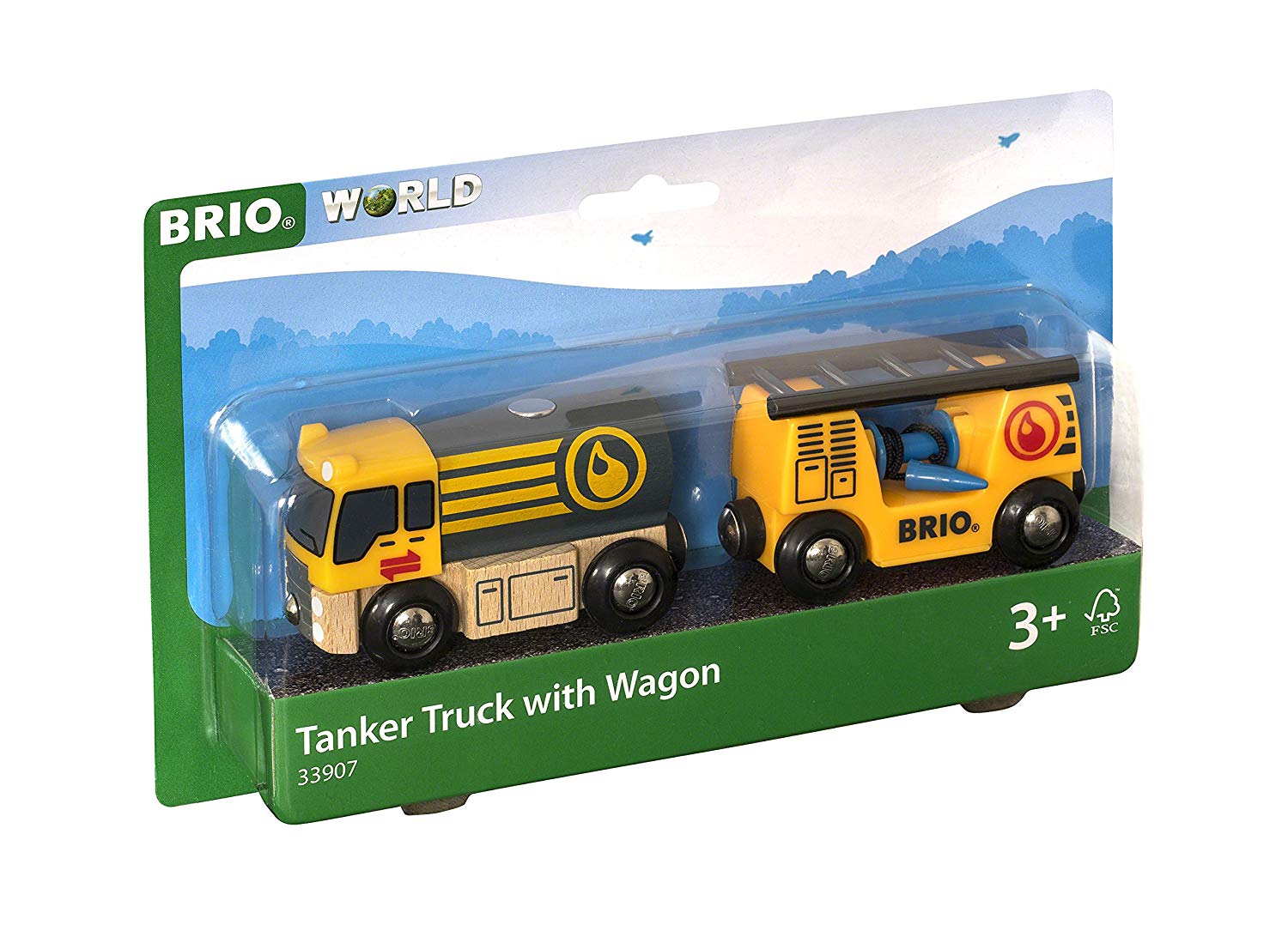 BRIO World – Tanker Truck with Hose wagon – TopToy