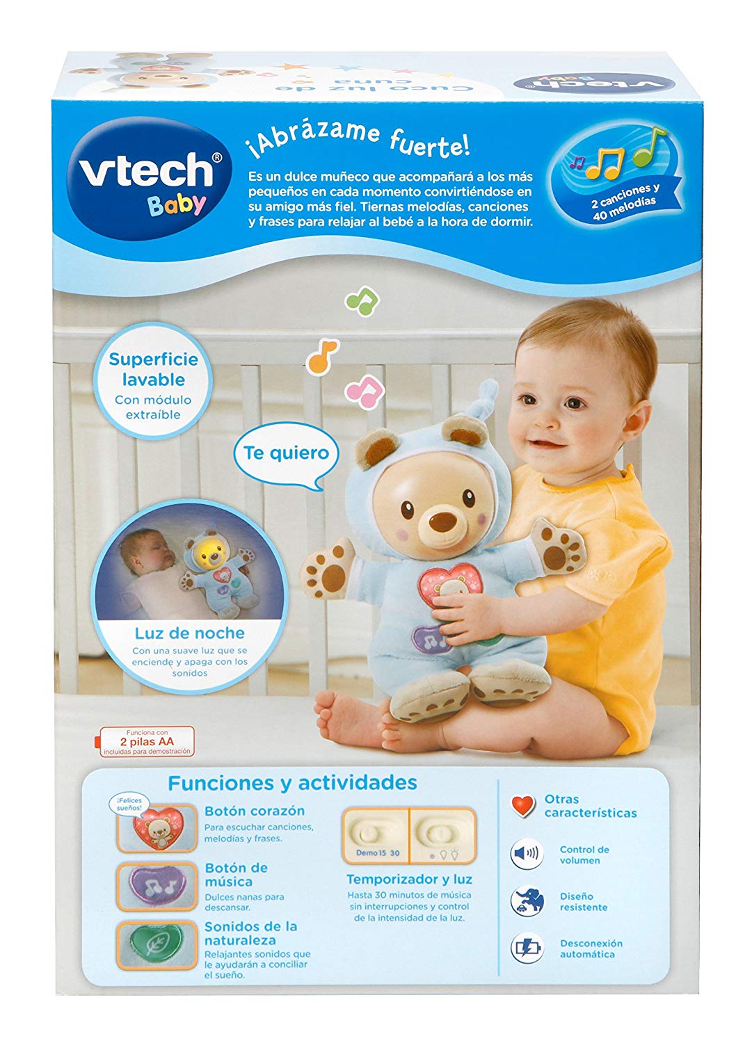 VTech- Cuckoo Cradle Children’s Doll with Relaxing Melodies, Songs and ...