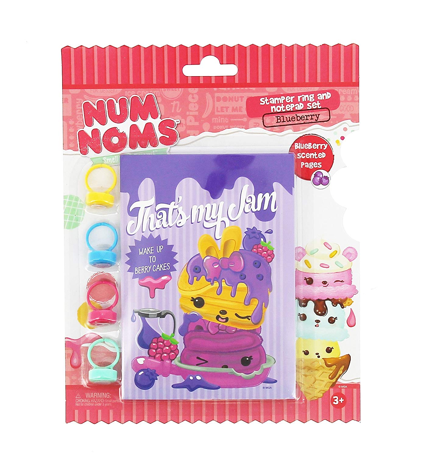 Num Noms Stamper rings with A6 notepad – TopToy