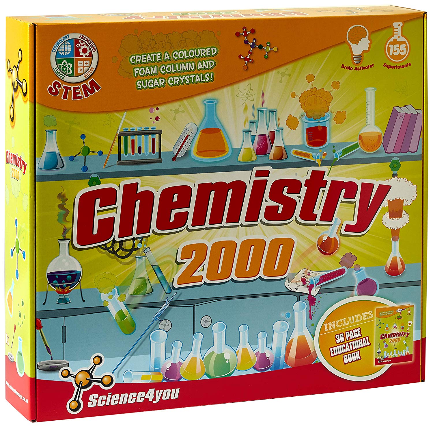 Science4you Chemistry Set 2000 Educational Science Toy STEM Toy – TopToy