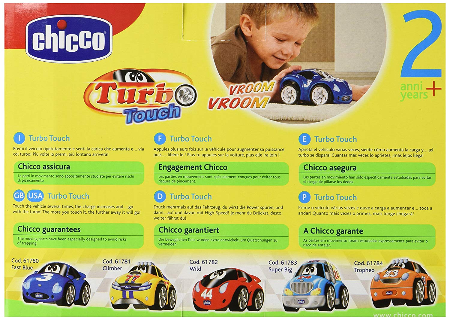 Chicco Turbo Touch Fast – Blue – TopToy
