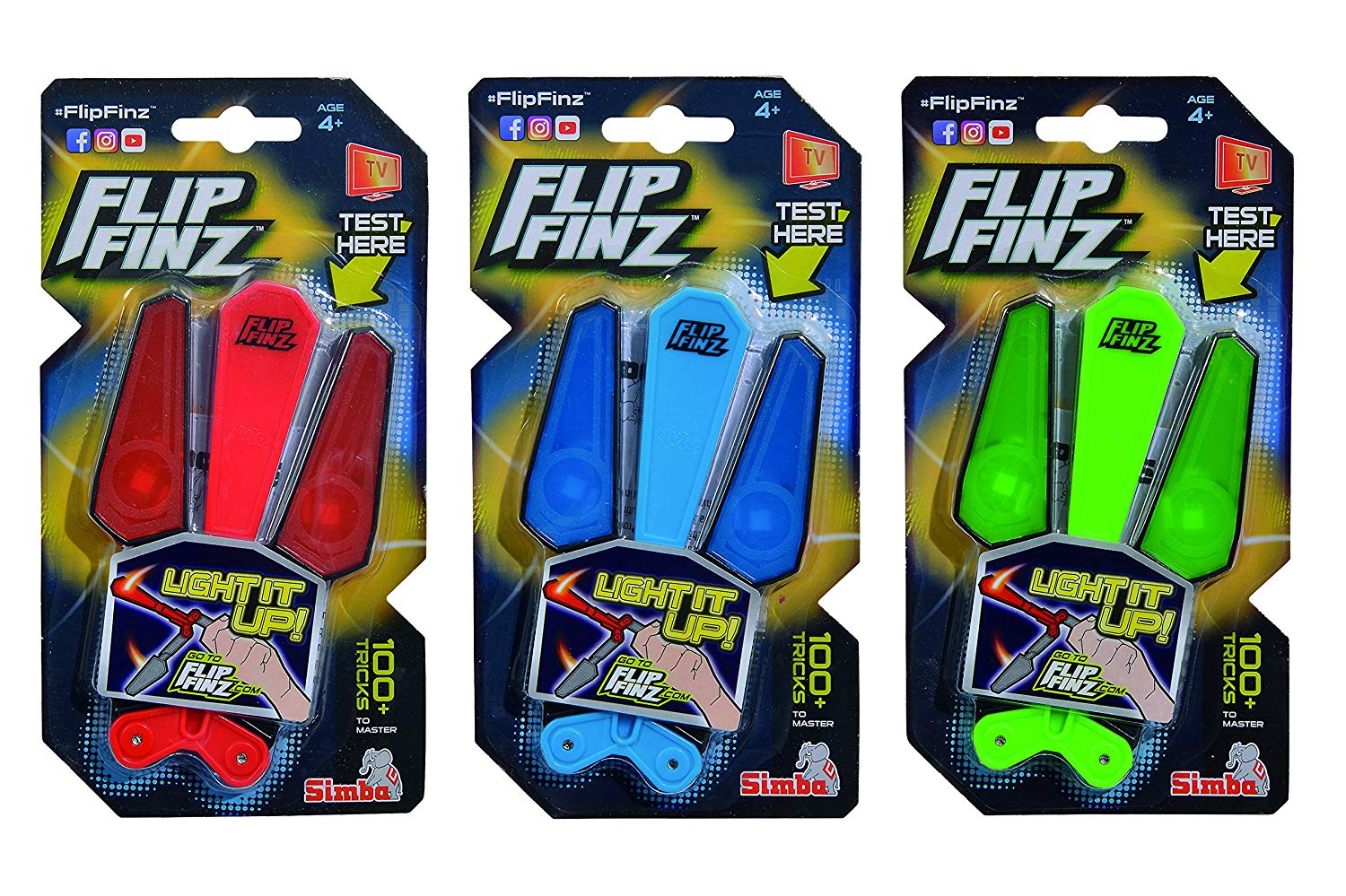 FLIP FINZ CON LUCI (ASSORTIMEN – TopToy