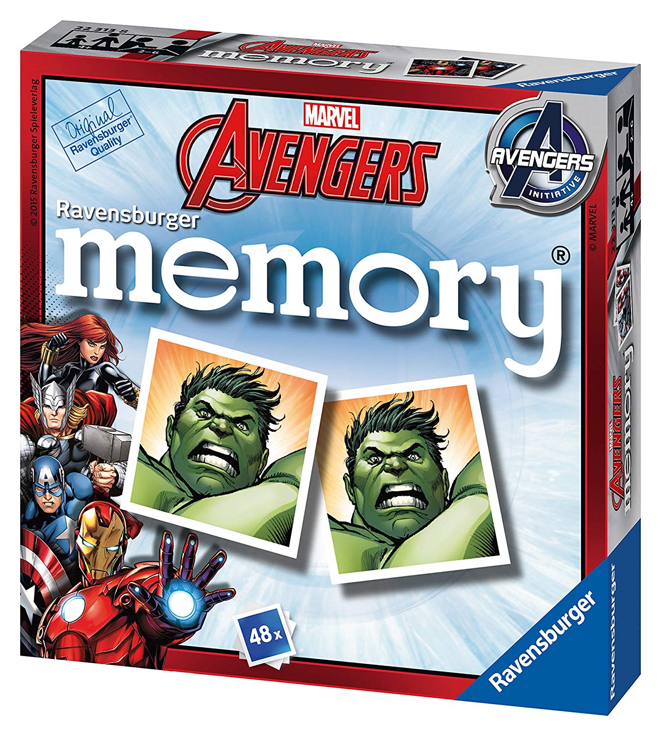 Ravensburger Marvel Avengers Mini Memory Game – Matching Picture Snap ...