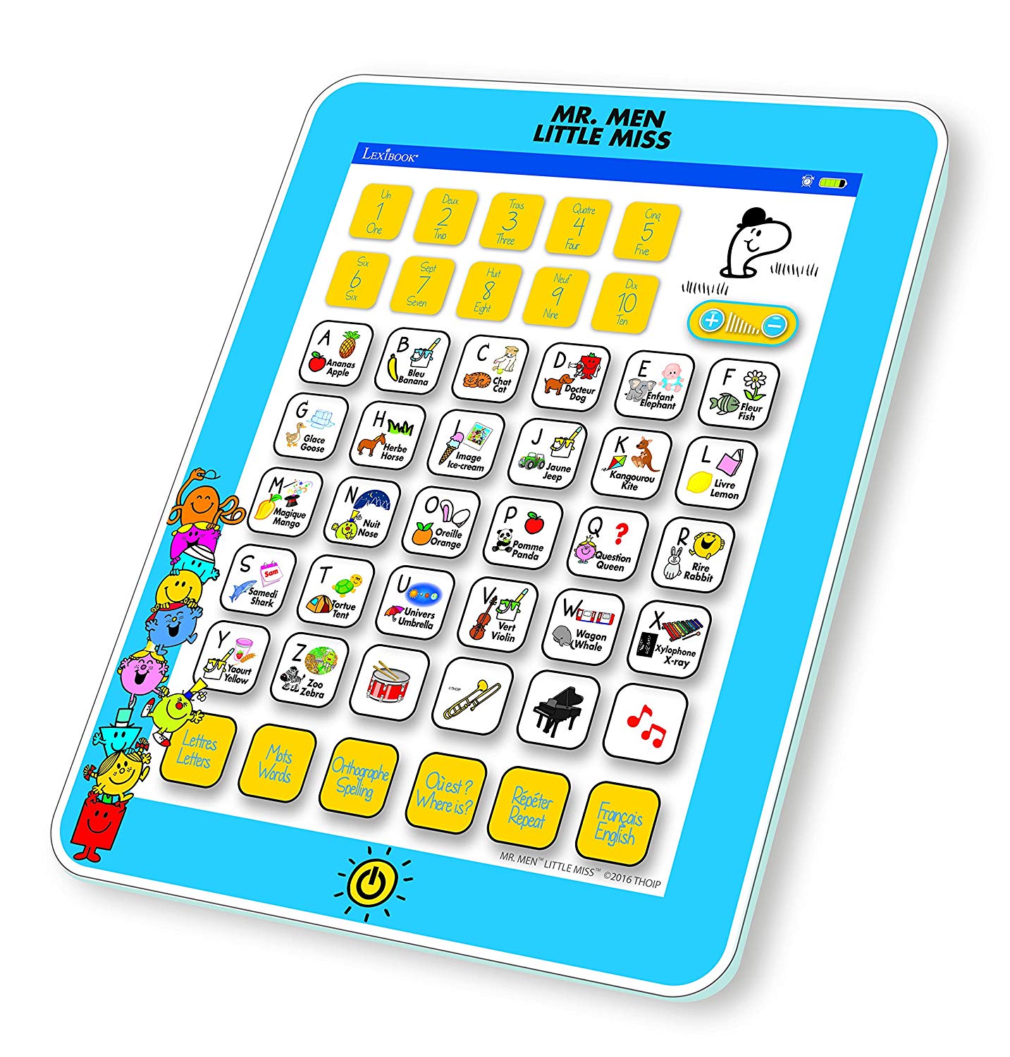 LEXIBOOK JCPAD002MMi1 Bilingual FR/GB Kids Talking Pad – TopToy