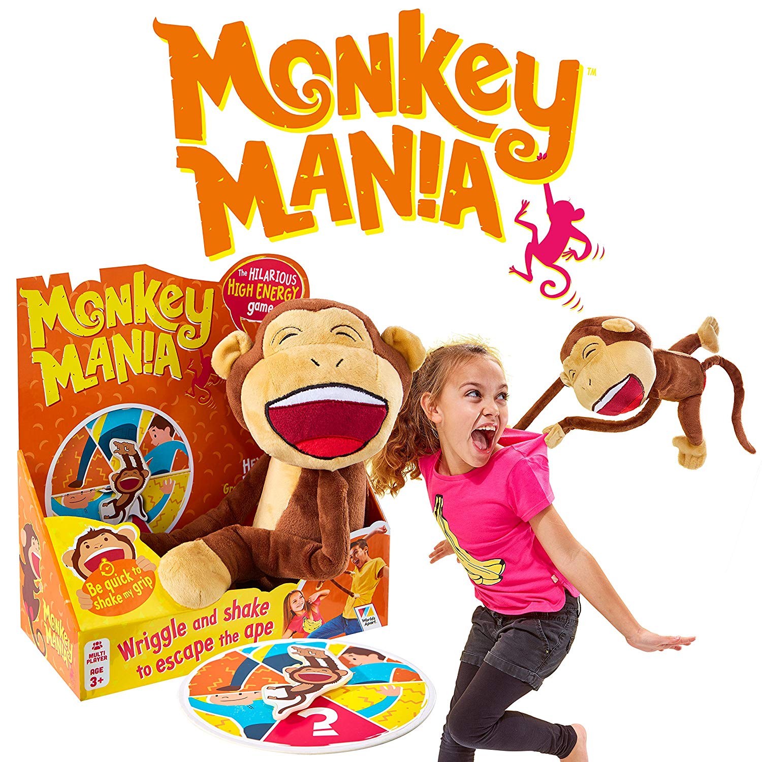 Worlds Apart Monkey Mania Fun Family Ape Game – TopToy