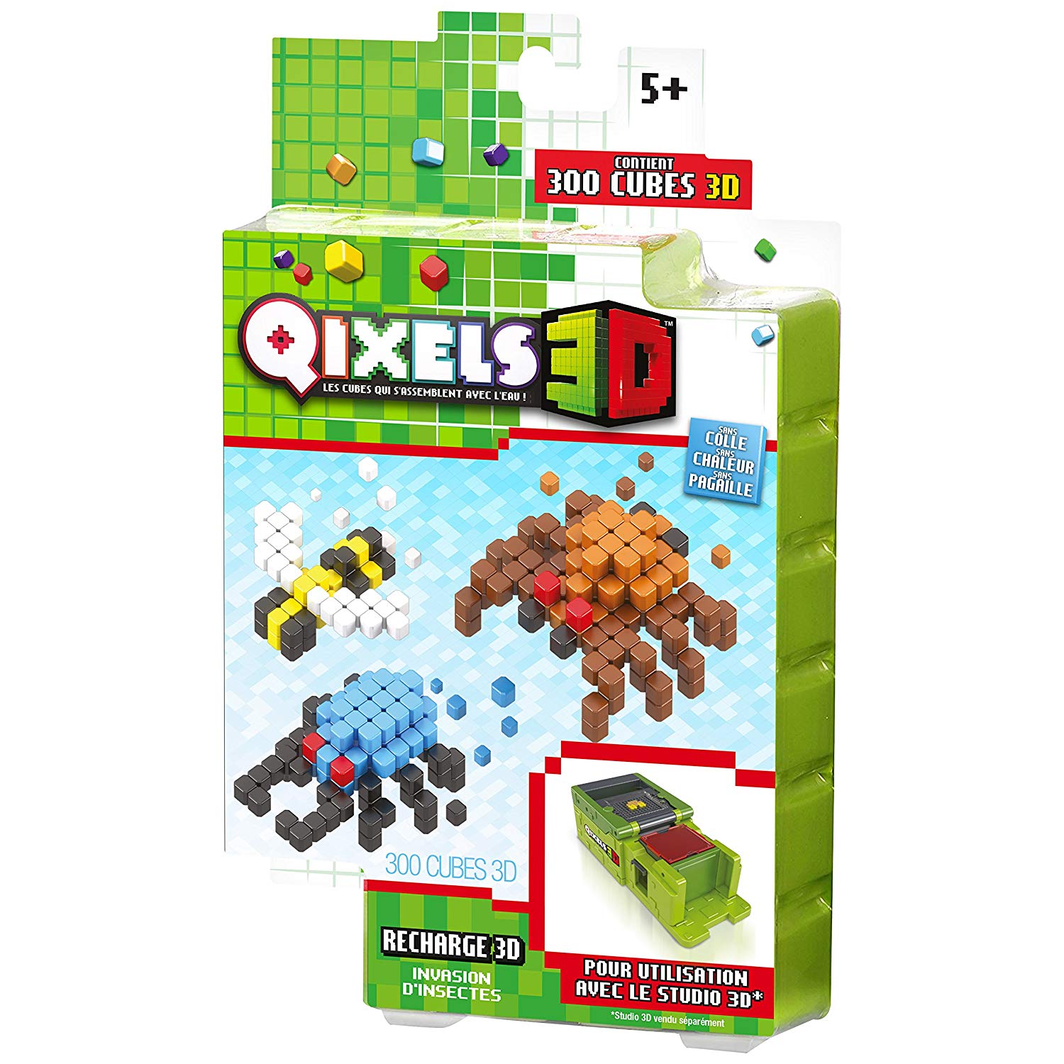 Kanaï Kids – KK87052 – Qixels 3D Invasion of Insects – Refill Pack – TopToy