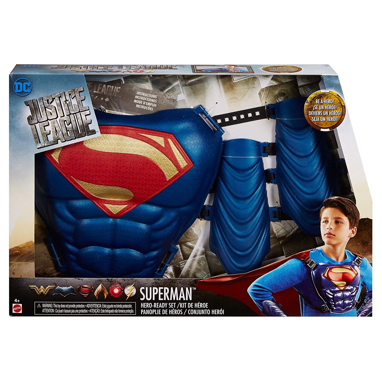 JUSTICE LEAGUE – Superman fgm27 – Cape & Fittings – TopToy