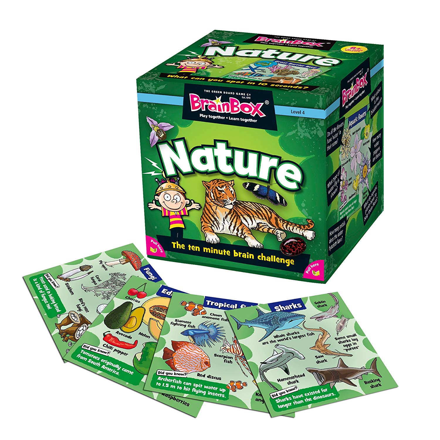 BrainBox | Nature | Card Game | Ages 8+ | 1+ Players | 10 Minutes ...