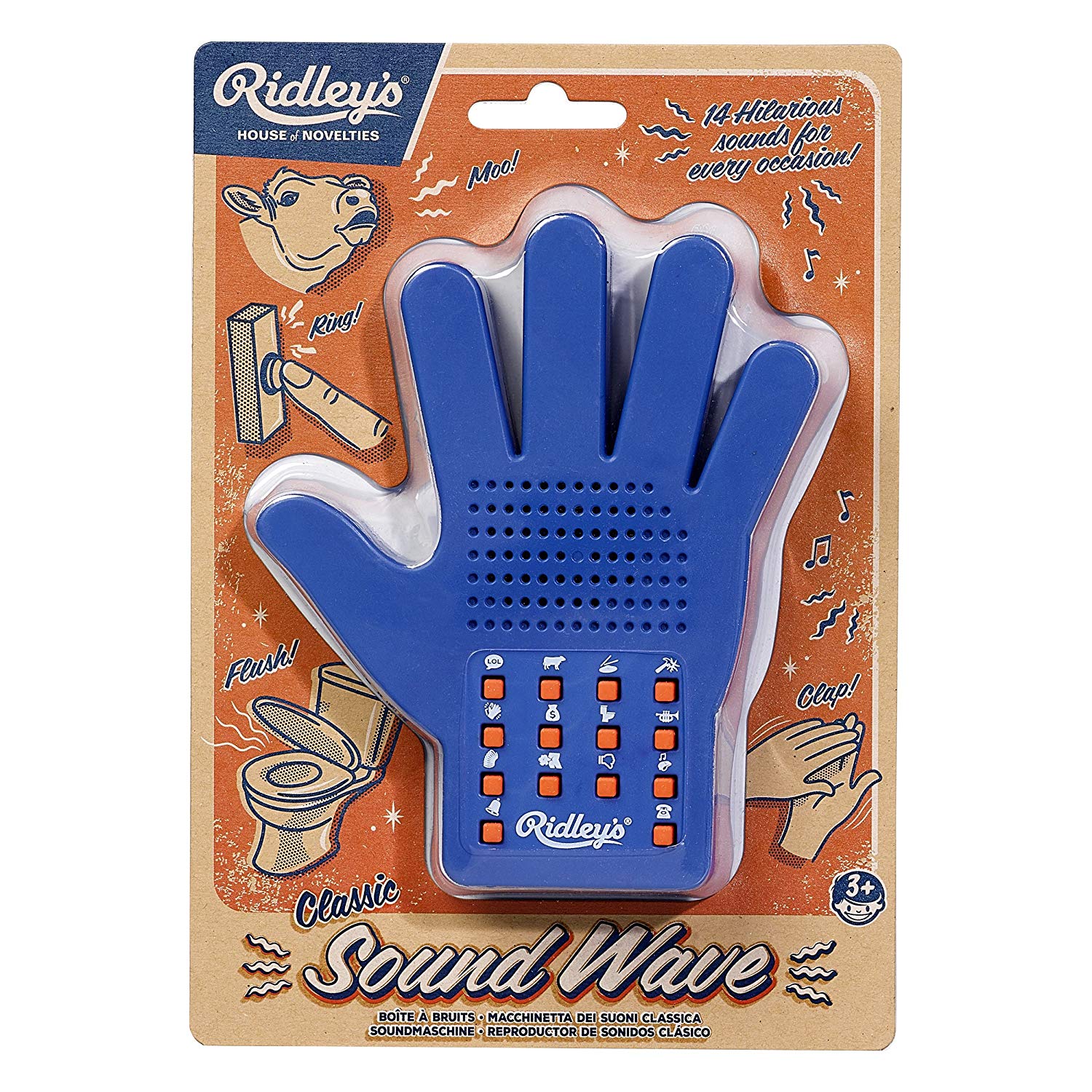 Ridley’s | Classic Sound Wave | Blue Shaped Hand Speaker | 14 Unique ...