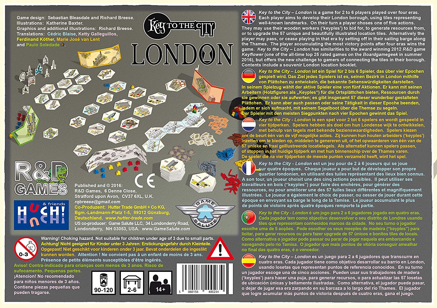 Huch & Friends 400234 “Key to The City Strategy Game – TopToy