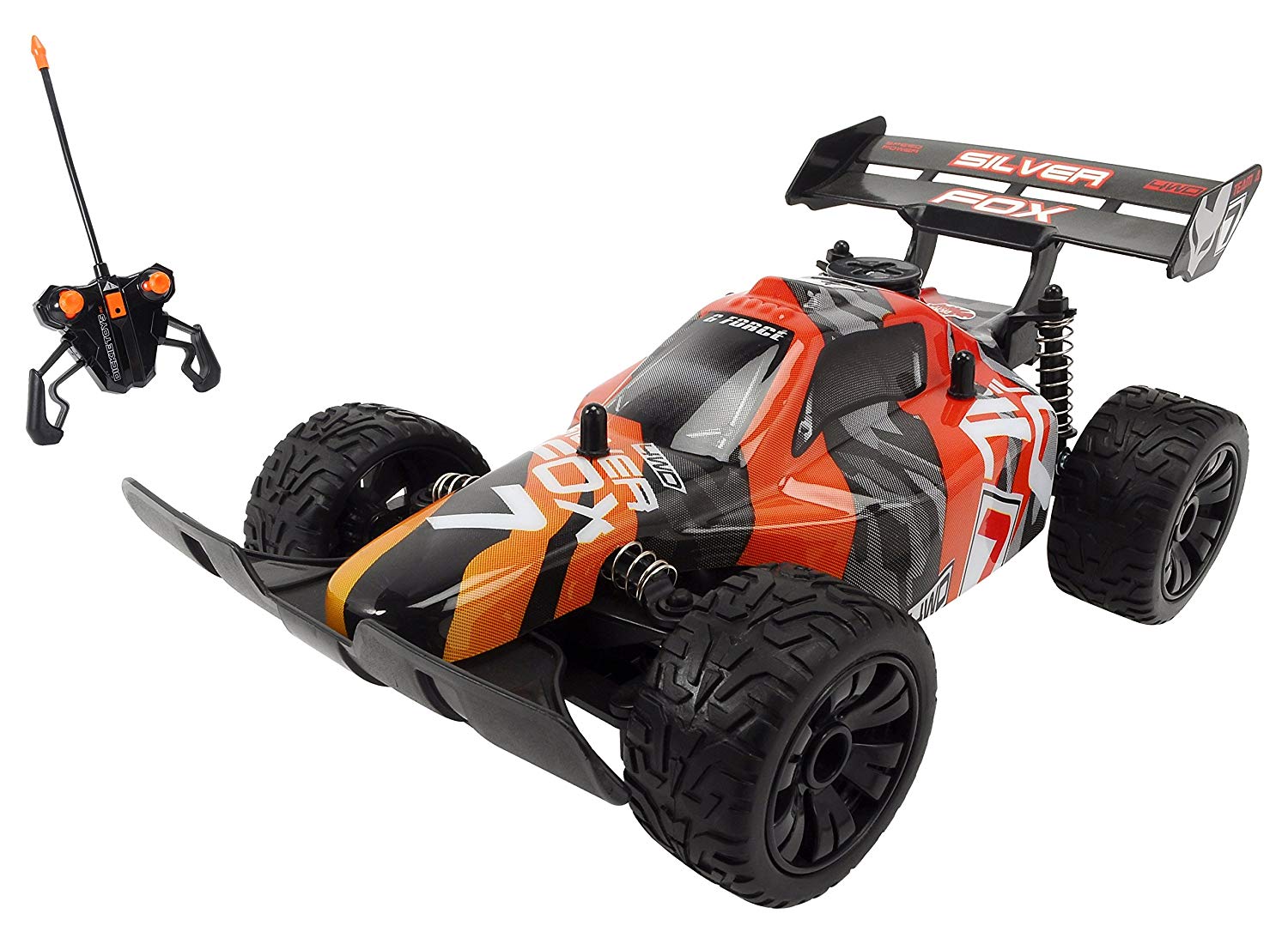 Dickie Toys 201119479 RC Silver Fox Radio Controlled Buggy with ...