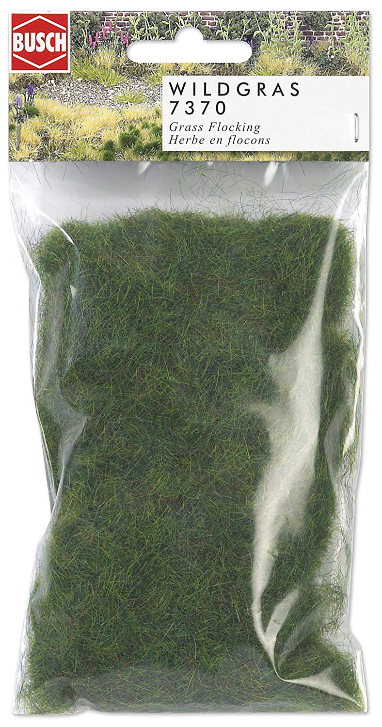 Extra long static grass dark green – TopToy