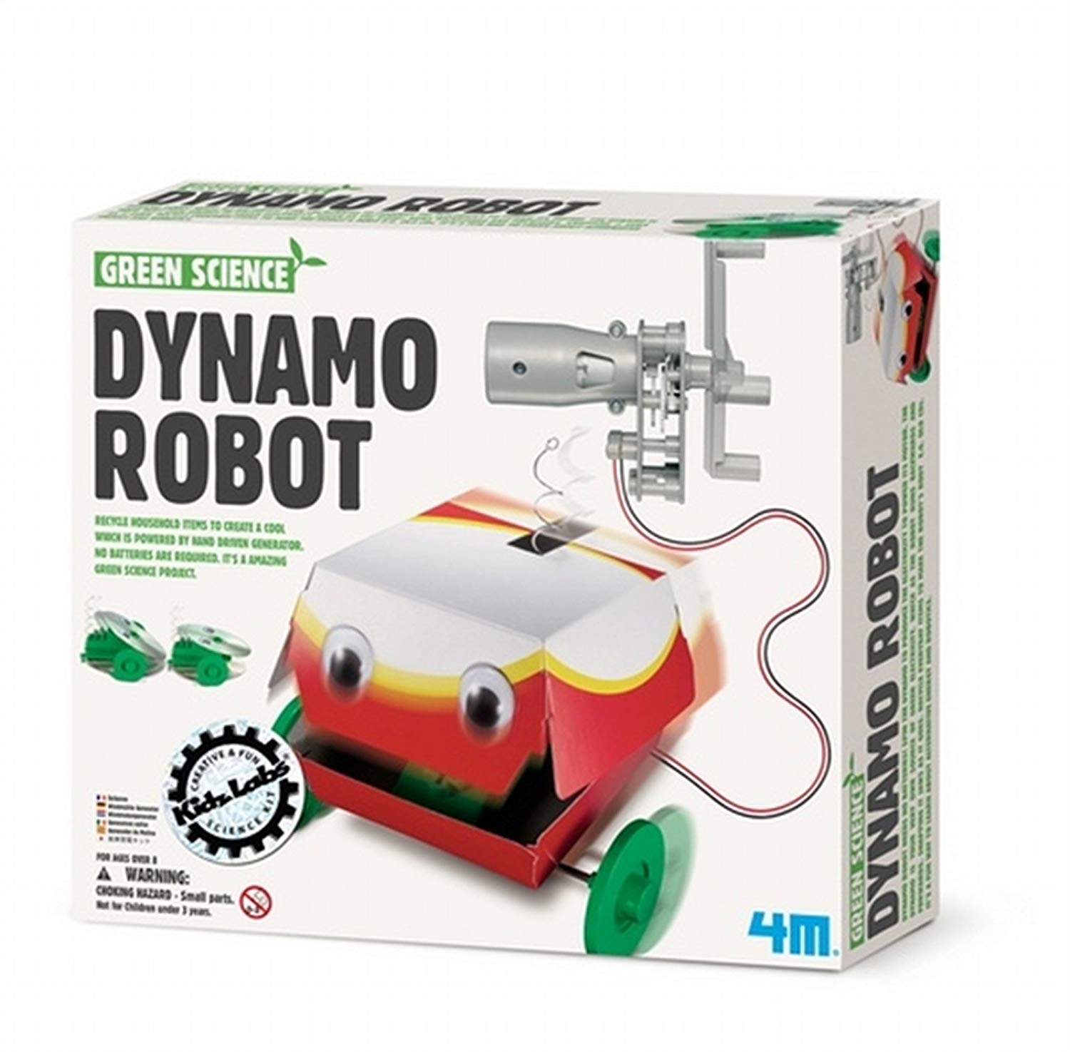 4M “Green Science Dynamo Robot Toy (Multi-Colour) – TopToy