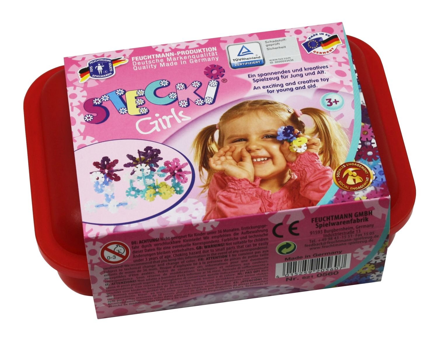 Feuchtmann Midi Stecki One for Two Girls Plucking Bricks in a Box – TopToy