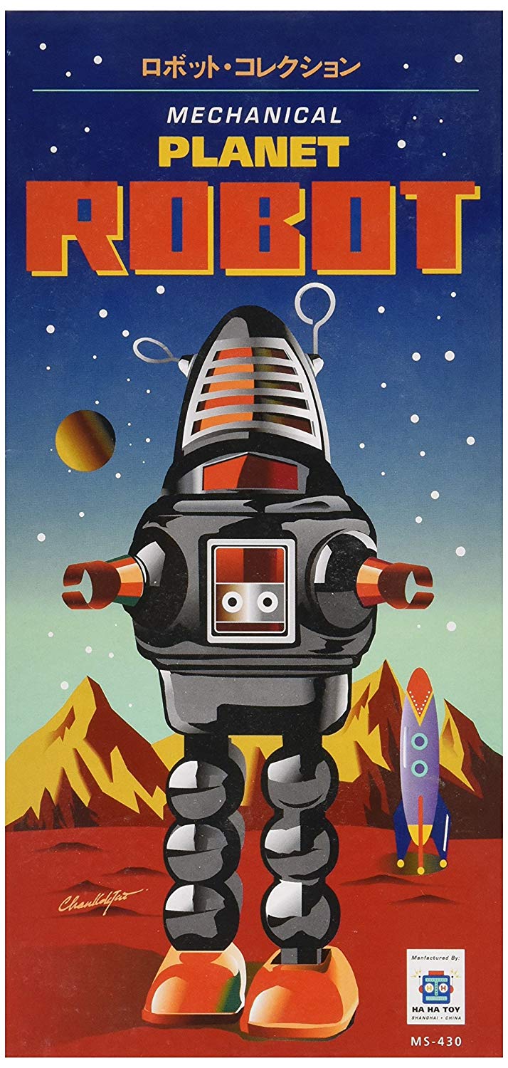 Tobar Chrome Planet Robot – TopToy