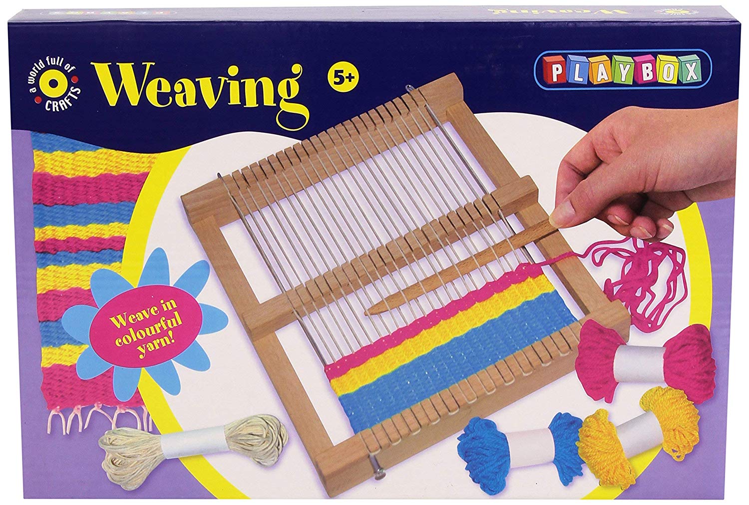 Playbox Yarn Weaving Craft Set – TopToy