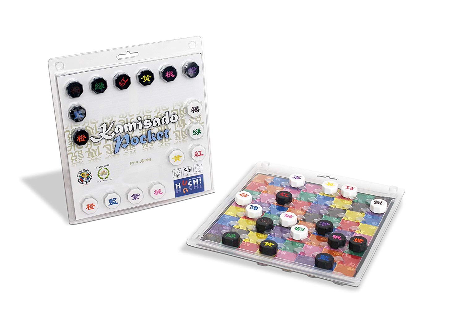 Huch & Friends 878748 “Kamisado Pocket Tactics Game – TopToy