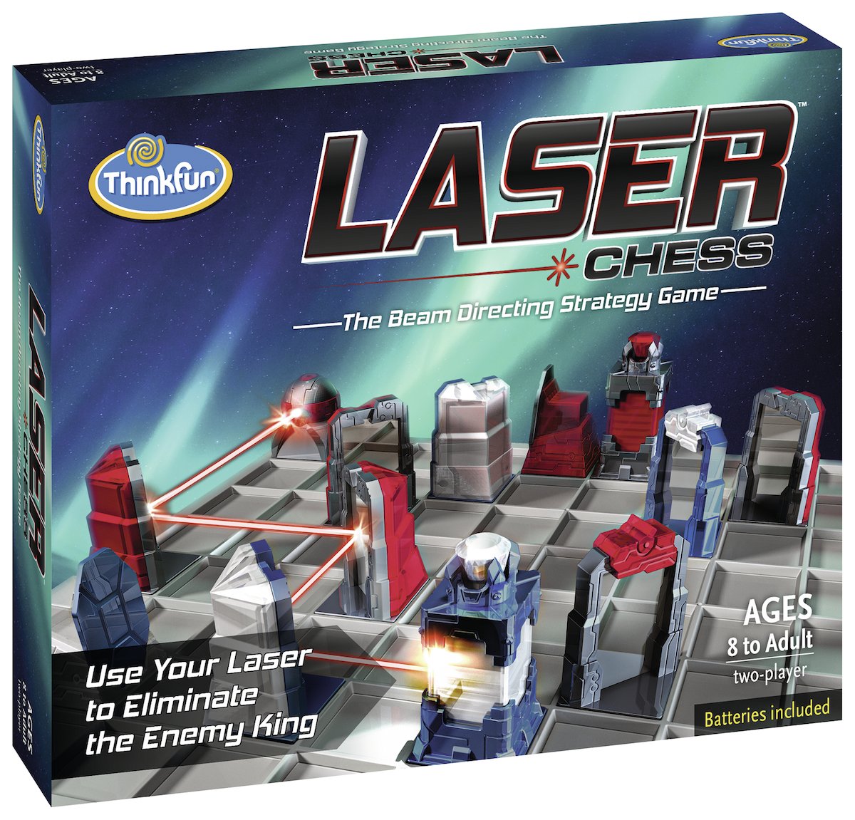 ThinkFun Laser Chess 76350 – Defeat the enemy king with your laser beam ...