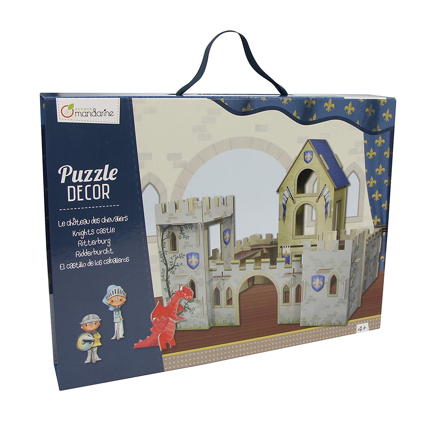 Avenue Mandarine ‘Puzzle Decor’ 3D Scene Playset – Knights’ Castle ...
