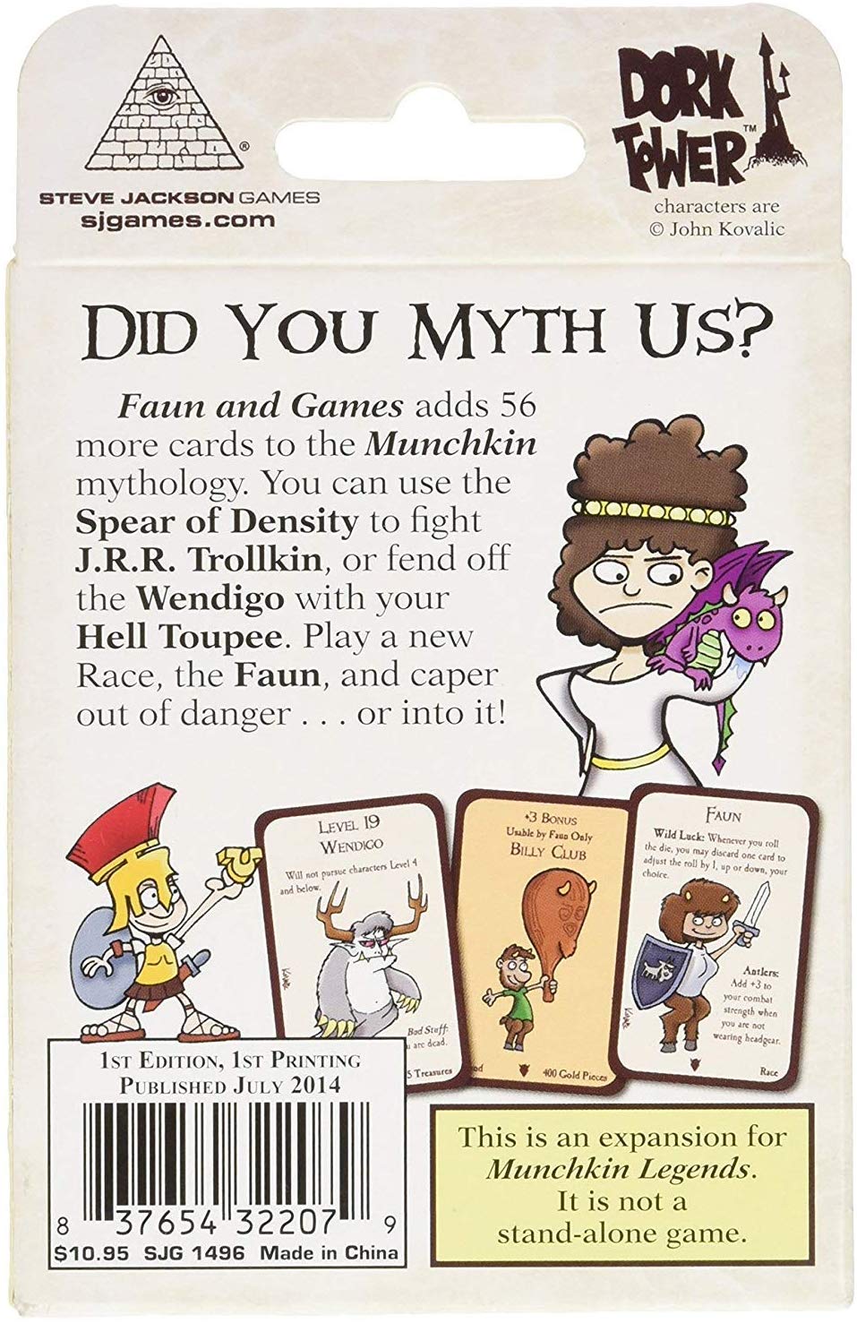 Munchkin Legends 2 Faun and Games – TopToy